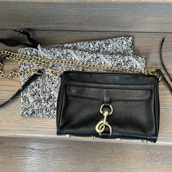Rebecca Minkoff | Bags | Rebecca Minkoff Mac Mini Crossbody Purse Black ...